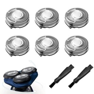 sh50/52 replacement heads compatible with philips norelco series 5000 replacement heads for 5000 replacement heads for series 5000(s5xxx) aquatouch (s5xxx),powertouch, 6pack