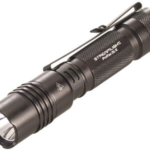 STREAMLIGHT 88083 ProTac 2L-X USB, Rechargeable USB battery & 66320 MacroStream USB Rechargeable Compact Flashlight with Wrist Lanyard, Hat Clip and USB Cord, Black