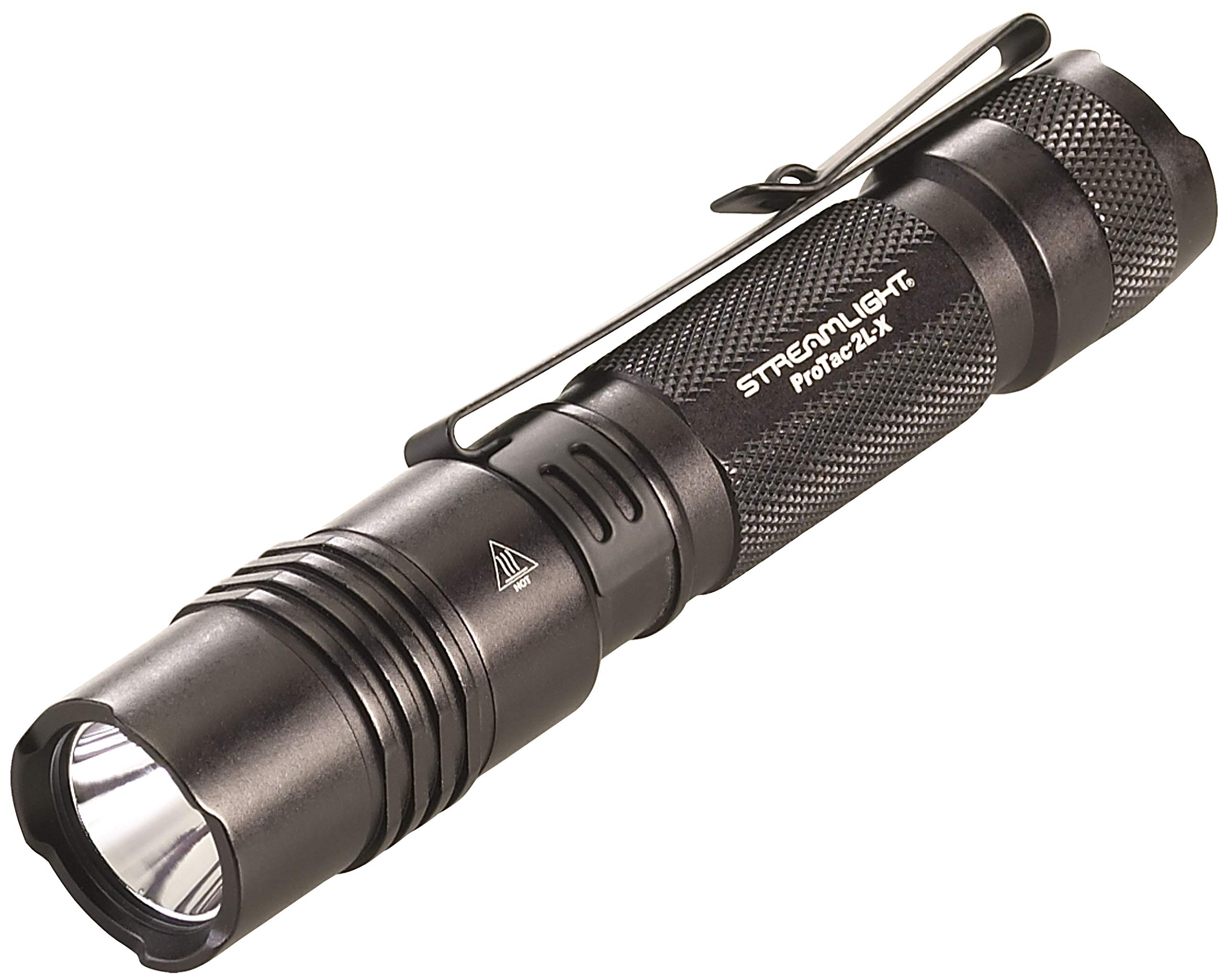 STREAMLIGHT 88083 ProTac 2L-X USB, Rechargeable USB battery & 66320 MacroStream USB Rechargeable Compact Flashlight with Wrist Lanyard, Hat Clip and USB Cord, Black