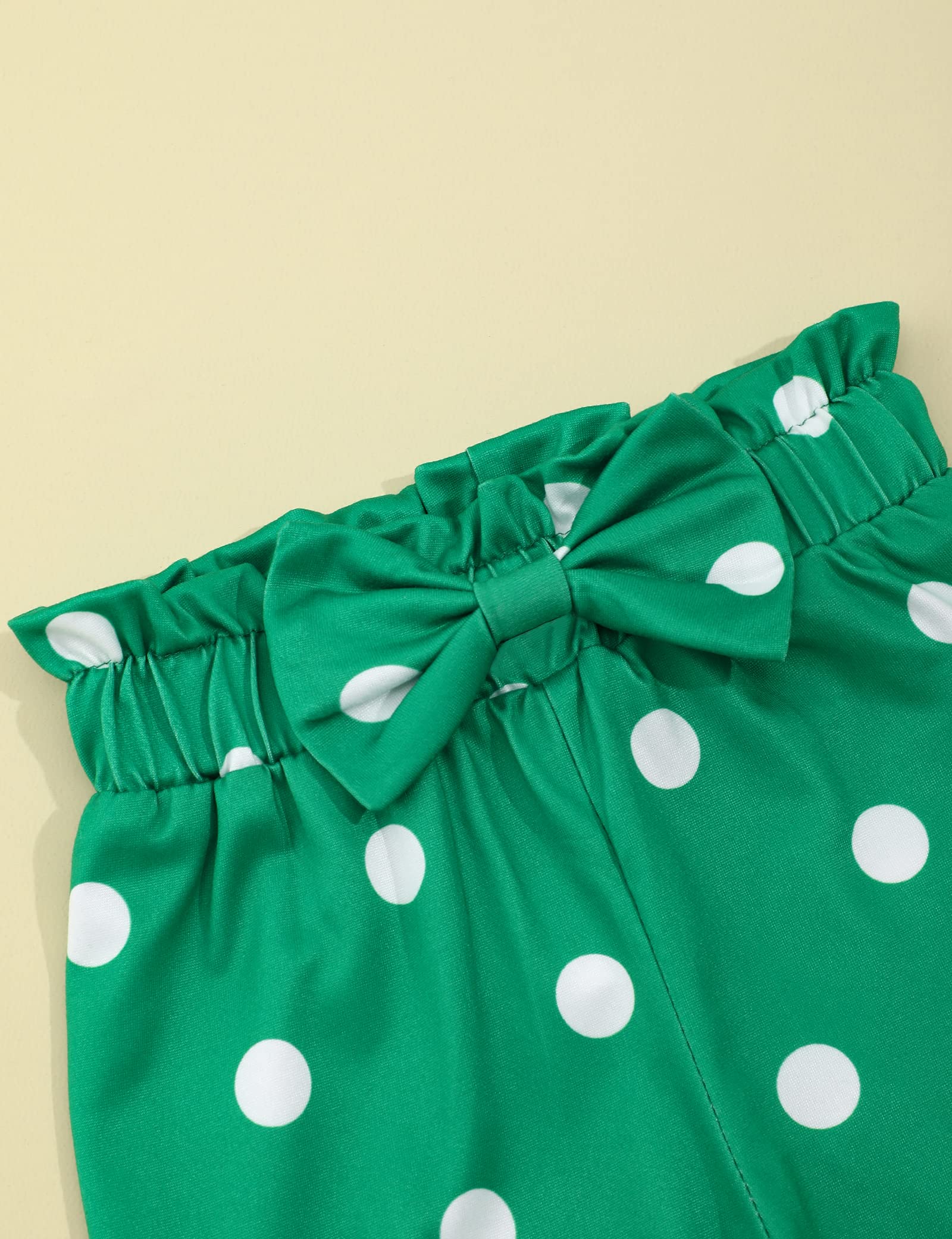 bilison My First St.Patrick's Day Outfit Baby Boy Girl Clothes Green Leaf Clover Pants Set