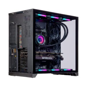 Velztorm Lux Lyte Custom Built Gaming Desktop PC (AMD Ryzen 9-5900X 12-Core, GeForce RTX 3070, 16GB RAM, 1TB PCIe SSD + 1TB HDD (3.5), WiFi, USB 3.2, HDMI, Bluetooth, Display Port, Win 10 Home)