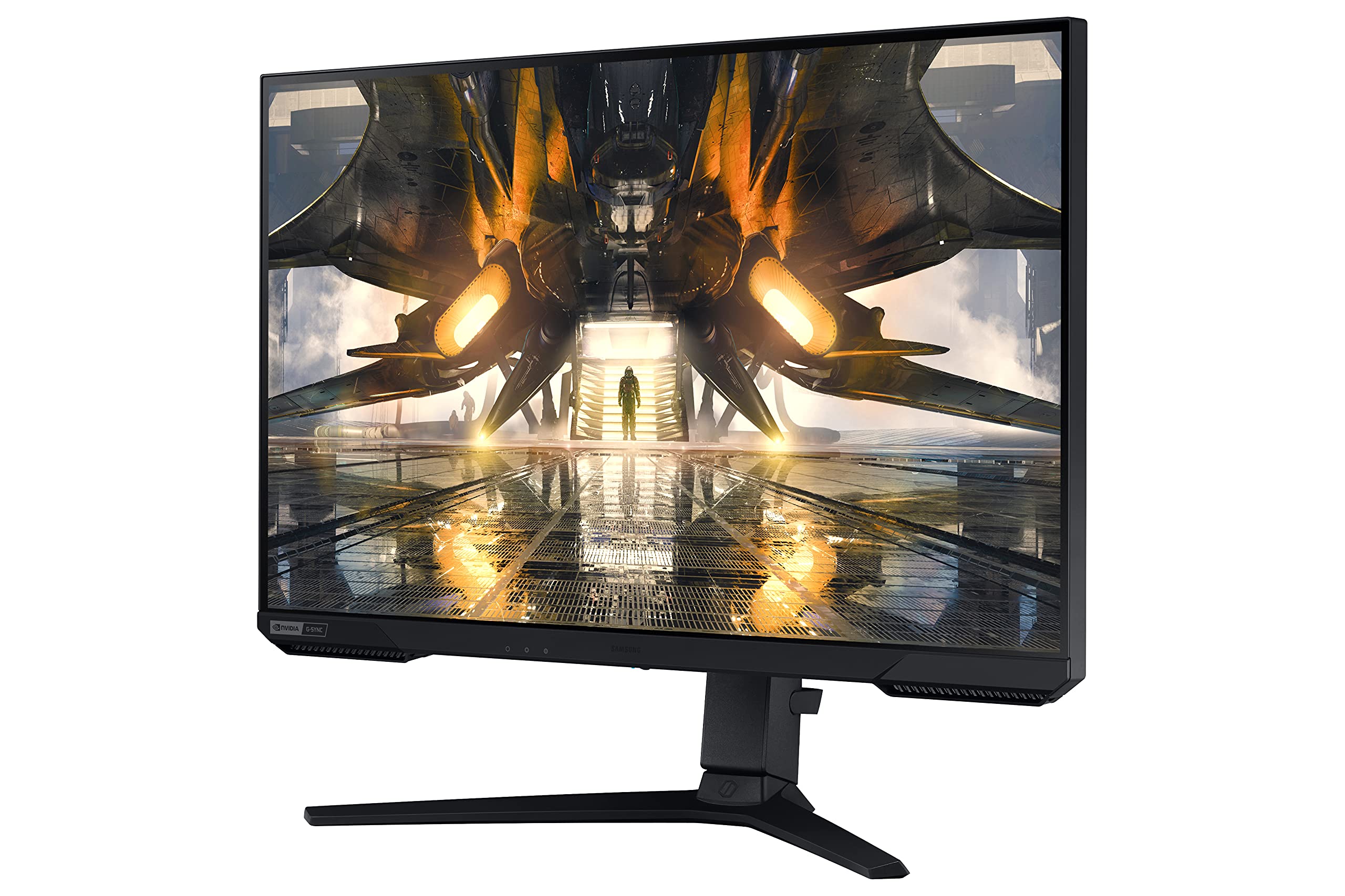 SAMSUNG Odyssey G50A Series 32-Inch WQHD (2560x1440) Gaming Monitor, 165Hz, 1ms, IPS Panel, G-Sync, HDR10 (1 Billion Colors), Ultrawide Game View (LS32AG500PNXZA)