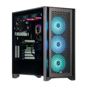 velztorm rivex cto gaming desktop (intel i9-12900k 16-core, geforce rtx 3090 24gb, 64gb ddr5 4800mhz, 1tb pcie ssd + 2tb hdd, rgb fans, 240 mm aio, 1000w psu, wifi 6, bt 5.2, win 10 home)