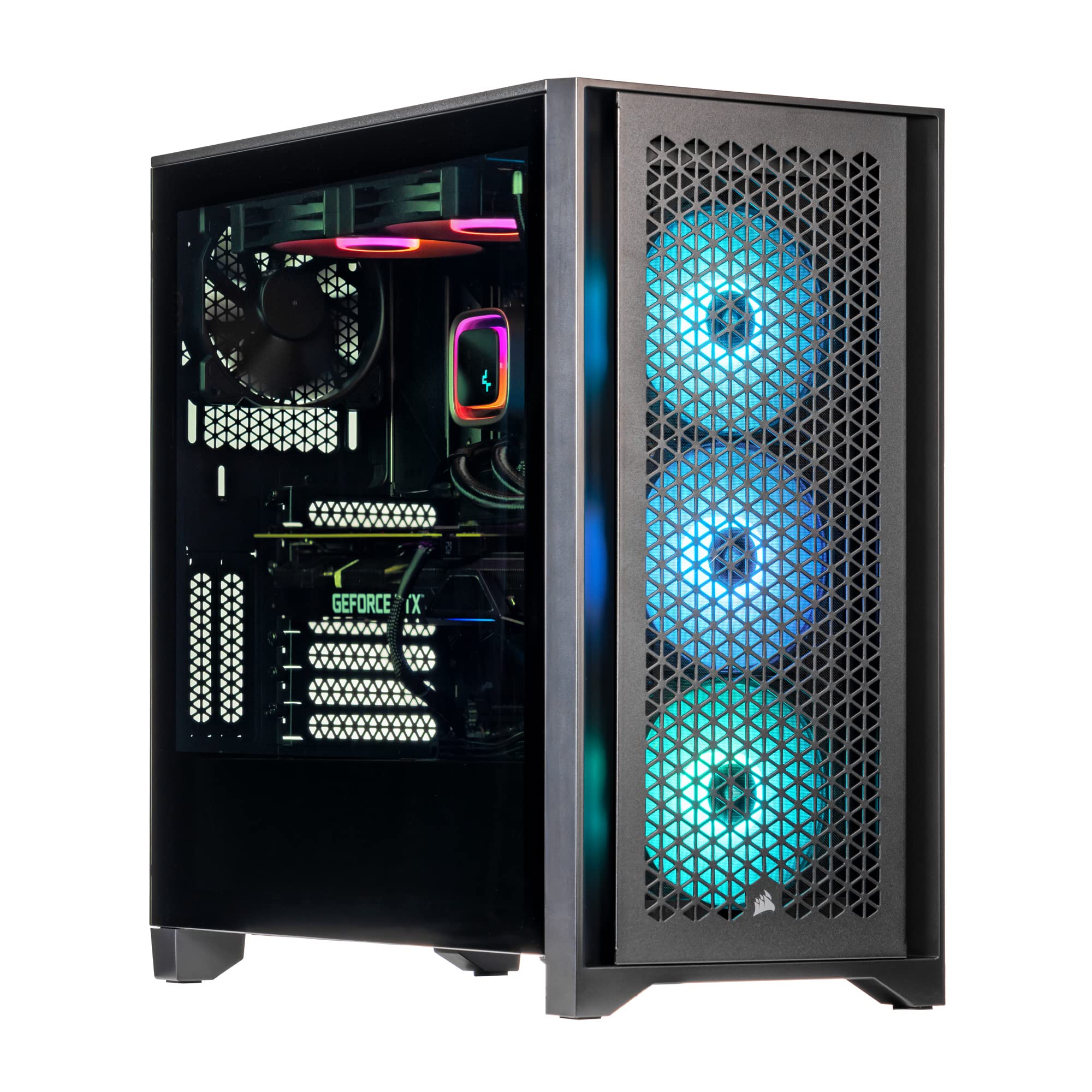 Velztorm Rivex CTO Gaming Desktop (Intel i9-12900K 16-Core, GeForce RTX 3090 24GB, 64GB DDR5 4800MHz, 1TB PCIe SSD + 2TB HDD, RGB Fans, 240 mm AIO, 1000W PSU, WiFi 6, BT 5.2, Win 10 Home)