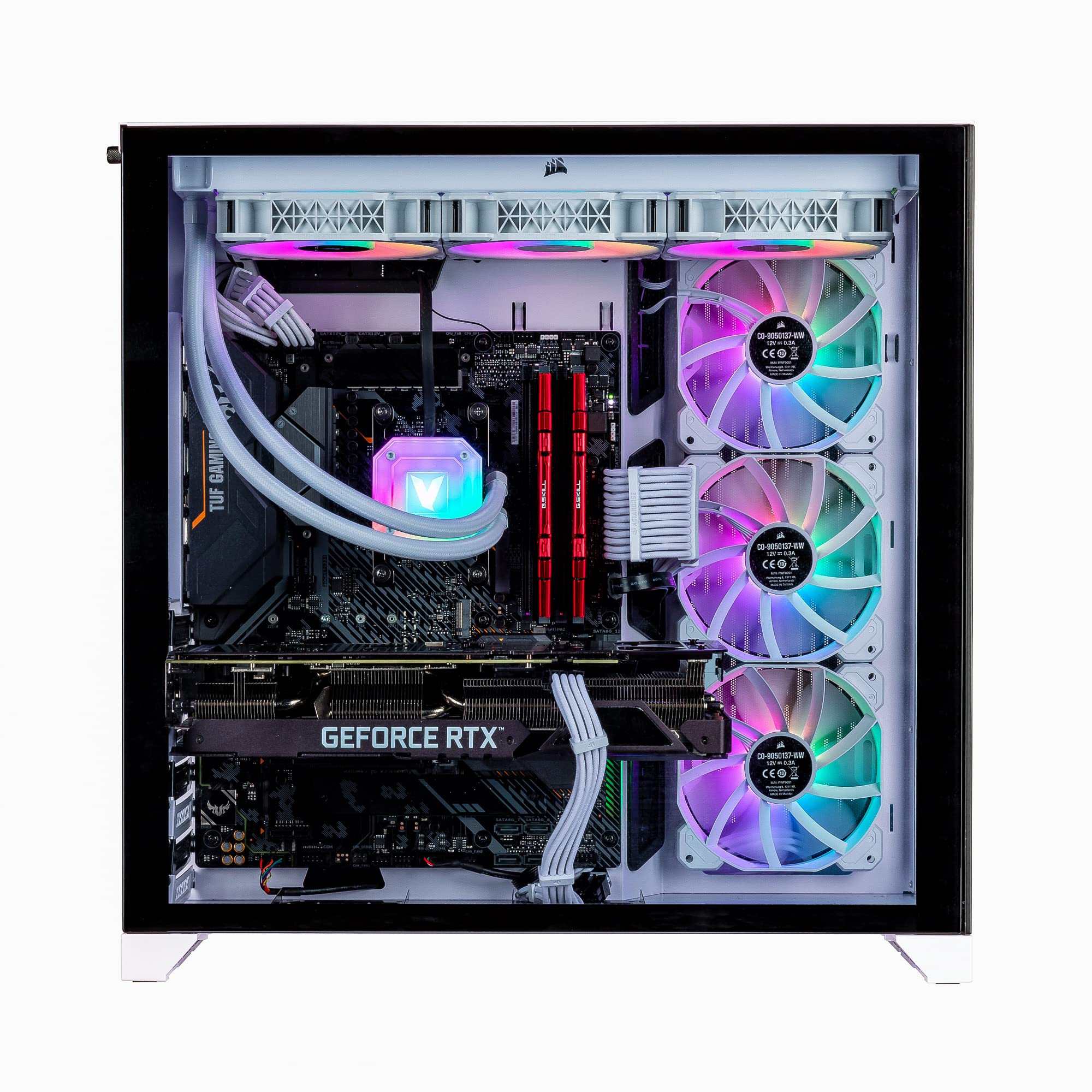 Velztorm Lux Lyte Custom Built Gaming Desktop PC (AMD Ryzen 9-5900X 12-Core, GeForce RTX 3070, 16GB RAM, 1TB PCIe SSD + 1TB HDD (3.5), WiFi, USB 3.2, HDMI, Bluetooth, Display Port, Win 10 Home)