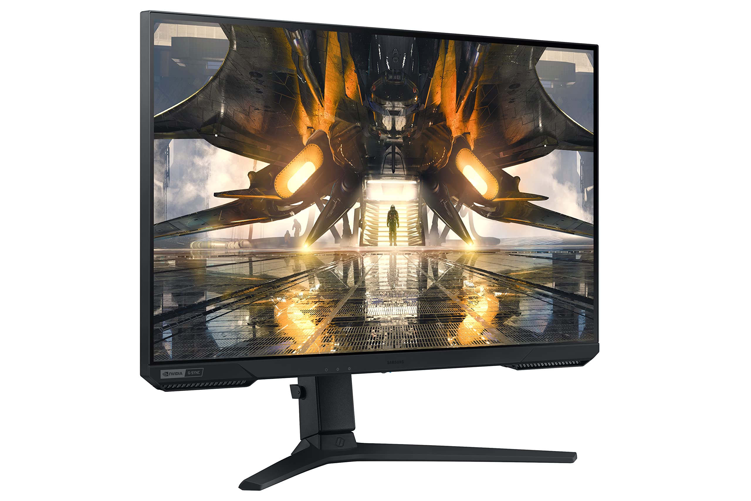 SAMSUNG Odyssey G50A Series 32-Inch WQHD (2560x1440) Gaming Monitor, 165Hz, 1ms, IPS Panel, G-Sync, HDR10 (1 Billion Colors), Ultrawide Game View (LS32AG500PNXZA)