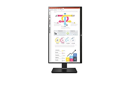 LG 23.8” 24BP75Q-B IPS QHD Monitor with HDR10, USB Type-C™ Port, AMD FreeSync™, Reader Mode, & Flicker Safe, Black