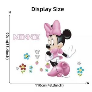 Minnie Mouse Large Wall Sticker for Girl's Room Decor Vinyl Decal