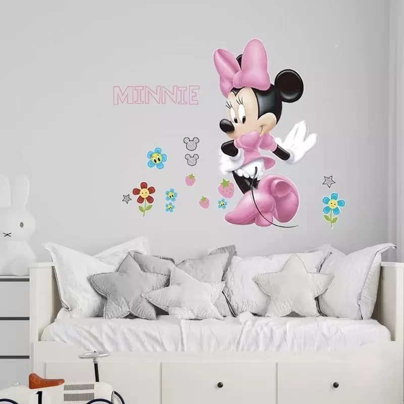 Minnie Mouse Large Wall Sticker for Girl's Room Decor Vinyl Decal