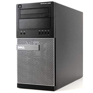 Workstation PC Desktop Computer for Editing and Design | Quadro K1200 4GB GPU | Intel Quad-Core i7 Processor | 500GB SSD + 4TB HDD Storage, 32GB RAM, Wi-Fi + BT, Windows 10 Pro (Renewed)