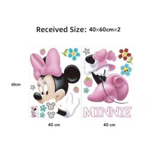 Minnie Mouse Large Wall Sticker for Girl's Room Decor Vinyl Decal