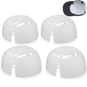 universal bump cap insert baseball bump cap insert lightweight bump cap insert safety bump cap pe lined bumper hat insert for comfortable head protection (white, 4 pieces)