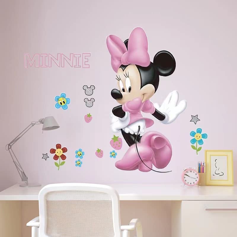 Minnie Mouse Large Wall Sticker for Girl's Room Decor Vinyl Decal