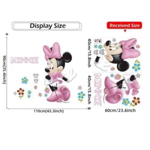 Minnie Mouse Large Wall Sticker for Girl's Room Decor Vinyl Decal