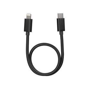 fiio lt-lt3 usb type c to lightning cable 0.7ft supports lossless for ios/headphone amp