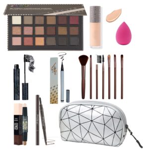 makeup kit eyeshadow palette for women full gift kit girl kids 49 colors makeup set combination eyeshadow palette with 12pcs makeup brushes