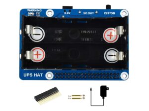 waveshare ups hat for raspberry pi, 5v uninterruptible power supply charge and power output at the same time