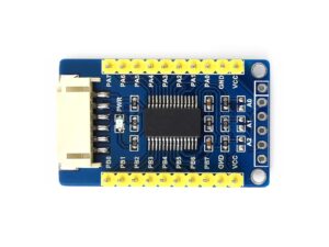 waveshare mcp23017 io expansion board compatible with both 3.3v and 5v levels i2c interface expands 16 i/o pins