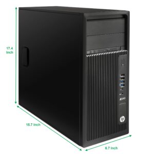 HP Z240 Tower Computer Desktop PC, Intel Core i5-6500 3.20GHz Processor, | 16GB Ram, 128GB SSD + 500GB HDD | HDMI, AMD Radeon RX-550 4GB Graphics, Wireless WiFi, Windows 10 (Renewed)