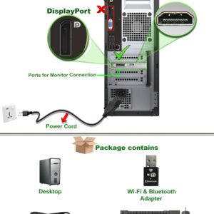 HP Z240 Tower Computer Desktop PC, Intel Core i5-6500 3.20GHz Processor, | 16GB Ram, 128GB SSD + 500GB HDD | HDMI, AMD Radeon RX-550 4GB Graphics, Wireless WiFi, Windows 10 (Renewed)