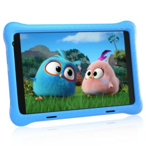 lville 8 inch kids tablet,1920 x 1200 ips hd display,parental control tablet for kids,32gb rom 2gb ram,dual cameras,android 10 toddler tablet with case