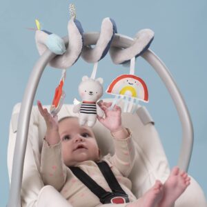 Baby Steps Hanging Rattles Spiral Plush Toys,Crib Toys,Stroller Toys, Car Seat Toys?Infant Toys 0-3?3-6 Months with Musical Plush Toys ?Stimulates Baby?s Senses and Motor Skills