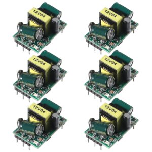 aitiao 6pcs ac-dc precision buck power supply module 12v 400ma isolated switch power supply buck converter ac 110v 100v-264v to 12v 400ma isolated step down module