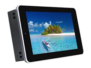 waveshare 7inch touch screen all-in-one kit designed for raspberry pi cm4 with 5mp camera aluminum case includes csi, hdmi, usb, m.2, eth, rs232, rs485 interfaces