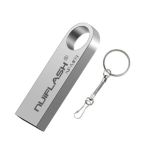 USB Flash Drive,4/8/16/32/64GB Portable Metal Waterproof USB 3.0 Flash Drive PC Laptop U Disk for PC Laptop Storage and Backup, Silver, 8GB