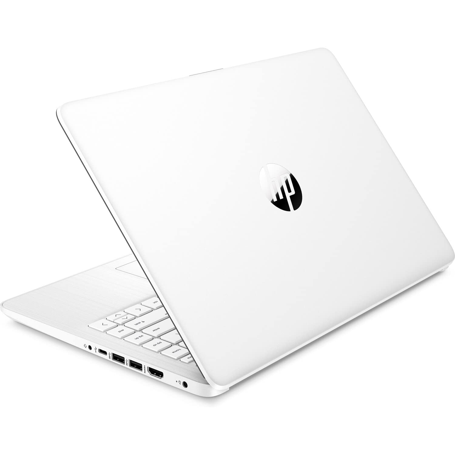 HP Laptop 14-fq0048nr 14" HD (1366 x 768) Touchscreen, AMD 3020e, AMD Radeon Graphics, 4 GB DDR4 RAM, 64GB eMMC Storage, Windows 10 Home S, White (Renewed)