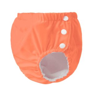 Century Star Baby Reusable Swim Diaper Pool Swimming Diapers for Toddler Boys Girls Washable Swimming Pants B Orange & Pink 2-3T