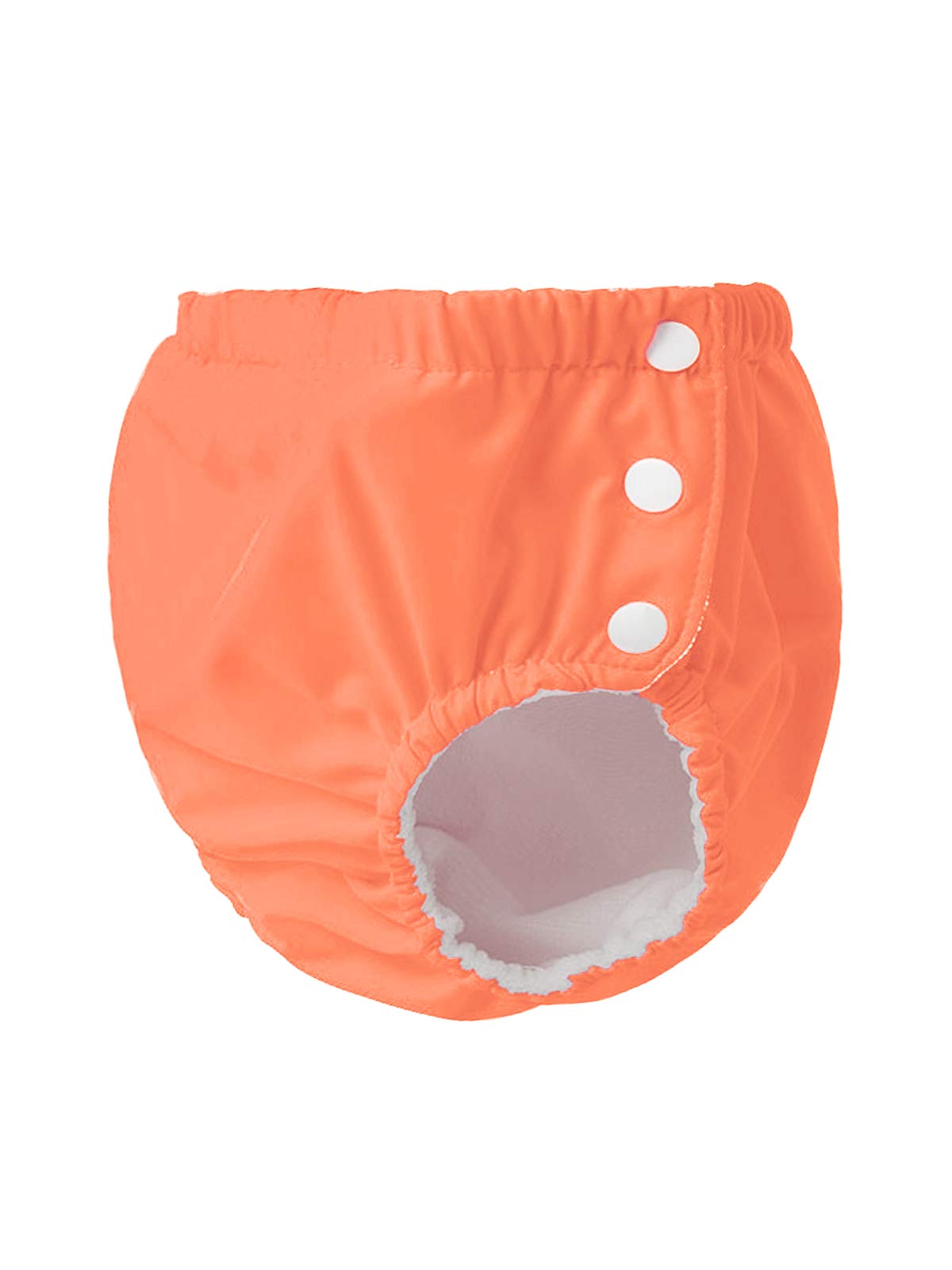 Century Star Baby Reusable Swim Diaper Pool Swimming Diapers for Toddler Boys Girls Washable Swimming Pants B Orange & Pink 2-3T