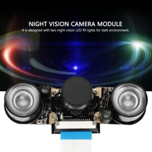 BORDSTRACT Camera Module Camera Module 72° Night Visionss Auto Switch Ir Cut Camera Module Board Standard 5mp Designed for B 3/2 Ov5647 Sensor with Night Visionss Led Fill Light