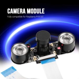 BORDSTRACT Camera Module Camera Module 72° Night Visionss Auto Switch Ir Cut Camera Module Board Standard 5mp Designed for B 3/2 Ov5647 Sensor with Night Visionss Led Fill Light