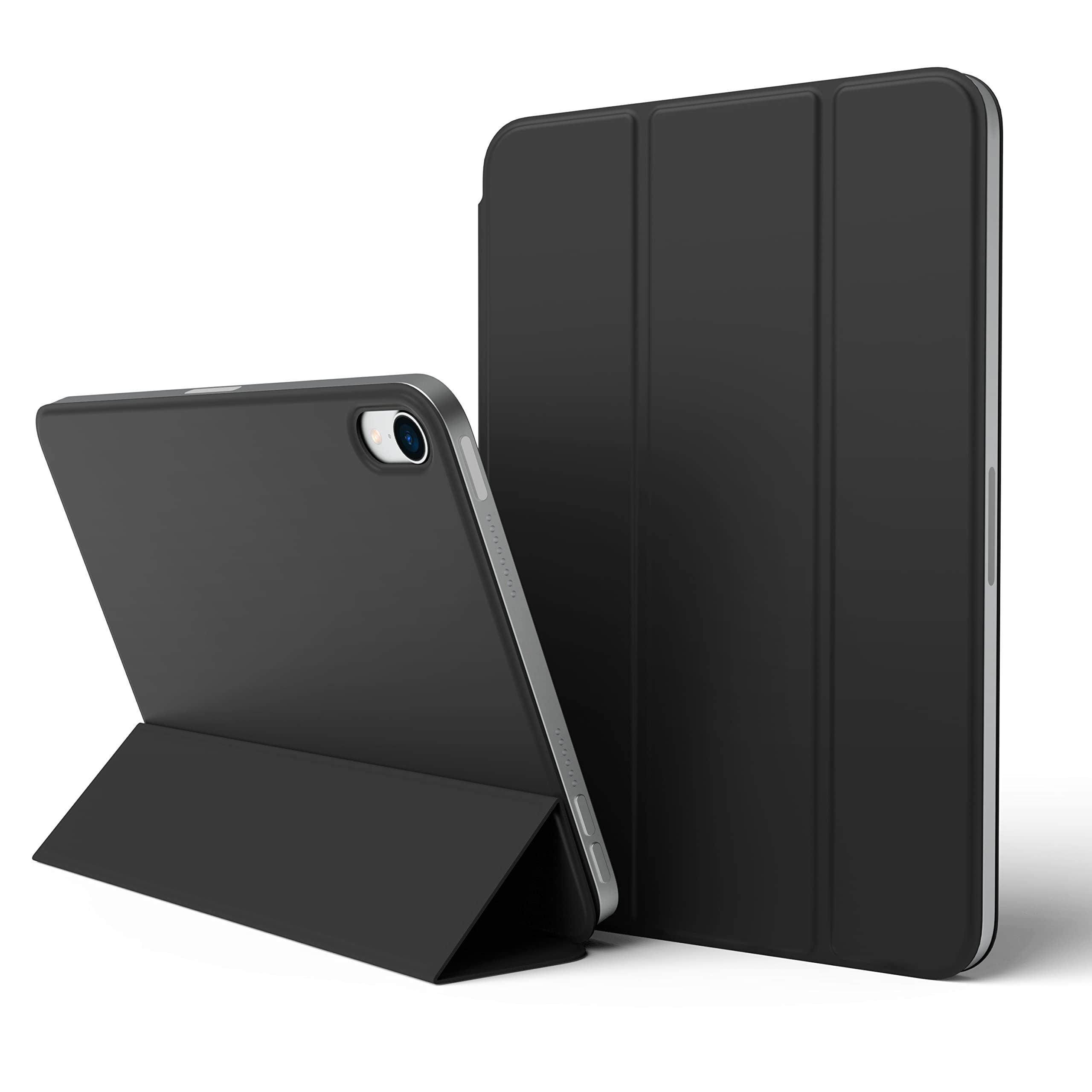 elago Smart Folio Case Compatible with iPad Mini 8.3 inch 6th Generation 2021, Protective Smart Cover Case, Compatible with Apple Pencil and elago’s Pencil case, Slim Design, Auto Wake/Sleep - Black