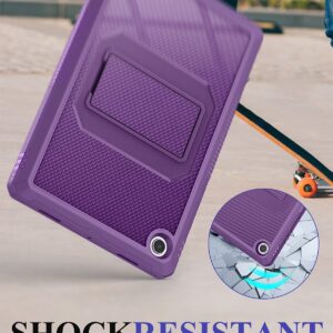 Supveco Case for Samsung Galaxy Tab A8 10.5 Inch 2022 Release, Dual Layer Full Body Shockproof Protective Case with Built-in Screen Protector Cover for Galaxy Tab A8 10.5'' [SM-X200/X205/X207]-Purple