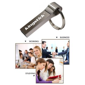 USB Flash Drive,U Disk USB 3.0 Novel Appearance Metal Keychain Design U Disk for Bluetooth-Compatible Speaker USB Flash Drive Shock-Proof for PC Laptop Storage and Backup