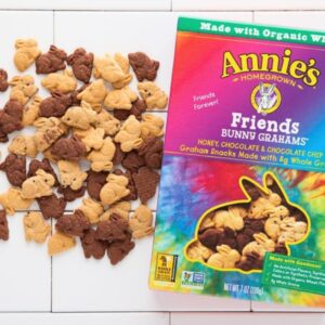 Annie's Organic Friends Bunny Grahams, 1.25 oz (Pack of 10) with By The Cup Stickers