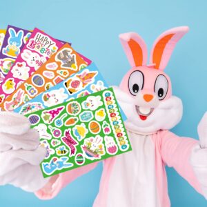 Joy Bang 564 PCS Easter Stickers for Kids, Easter Stickers with Eggs Bunny, Happy Easter Stickers Bulk for Toddlers, Easter Stickers for Cards Envelopes, Easter Party Supplies Favors