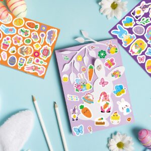 Joy Bang 564 PCS Easter Stickers for Kids, Easter Stickers with Eggs Bunny, Happy Easter Stickers Bulk for Toddlers, Easter Stickers for Cards Envelopes, Easter Party Supplies Favors