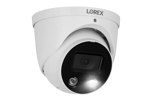 Lorex N4K3SD-1612WD-2 Lorex Fusion 4K 16-Channel 3TB Wired NVR System with 12 E893DD Smart Deterrence Dome Security Cameras