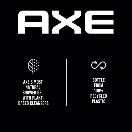 AXE Body Wash For Men Alpine Lift, Skin Care with 100% Natural origin scent and Plant Based Ingredients 18 oz, 4 Count