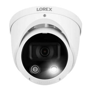 Lorex N4K3SD-1612WD-2 Lorex Fusion 4K 16-Channel 3TB Wired NVR System with 12 E893DD Smart Deterrence Dome Security Cameras