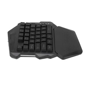 Shanrya One Handed Gaming Keyboard, 32 Million Keystrokes 35 Keys Gaming Keyboard for Computer