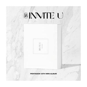 pentagon in:vite u 12th mini album flare version cd+1p poster+96p booklet+1p lyric paper+1p photocard+1p selfie photocard+1ea name tag+tracking kpop sealed