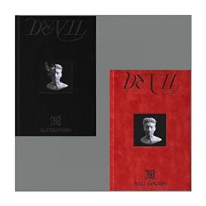 tvxq! max changmin devil 2nd mini album 2 version set cd+96p photobook+1p postcard+1p photocard+tracking kpop sealed