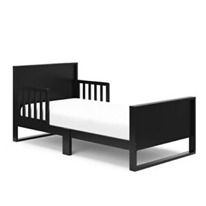 storkcraft slumber toddler bed, black