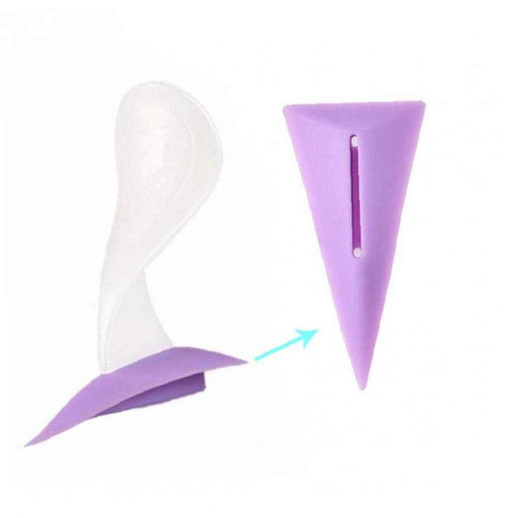 Onsinic Triangle Shape for Women Bikini Dedicated Privates Shaving Stencil Sexy Female Pubic Hair Razor Intimate Shaping Tool, 2.8*5.8cm