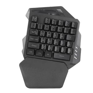 shanrya one handed gaming keyboard, 32 million keystrokes 35 keys gaming keyboard for computer