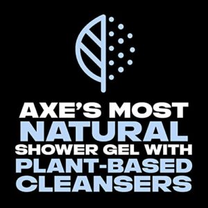 AXE Body Wash For Men Alpine Lift, Skin Care with 100% Natural origin scent and Plant Based Ingredients 18 oz, 4 Count